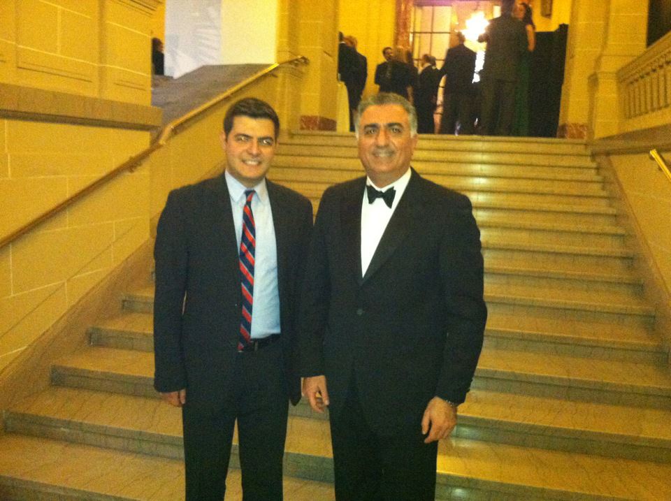 iroon.com: Photos: WSJ editor Sohrab Ahmari and Crown Prince Reza Pahlavi
