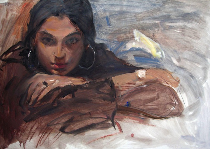 iroon.com: Gallery: Time and Face: Ali Beigi Parast's paintings