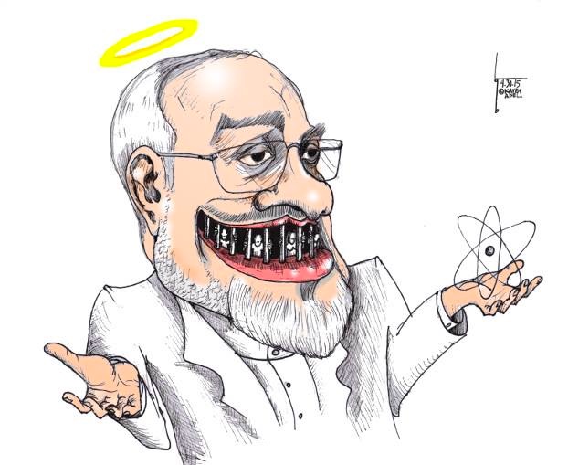iroon.com: Cartoons: Zarif: No Journalists Jailed