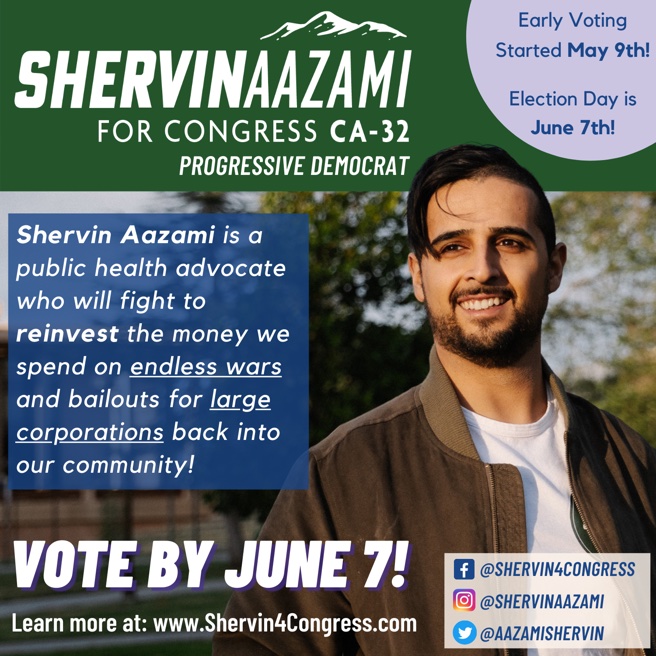 iroon.com: Photos: Shervin Aazami for Congress