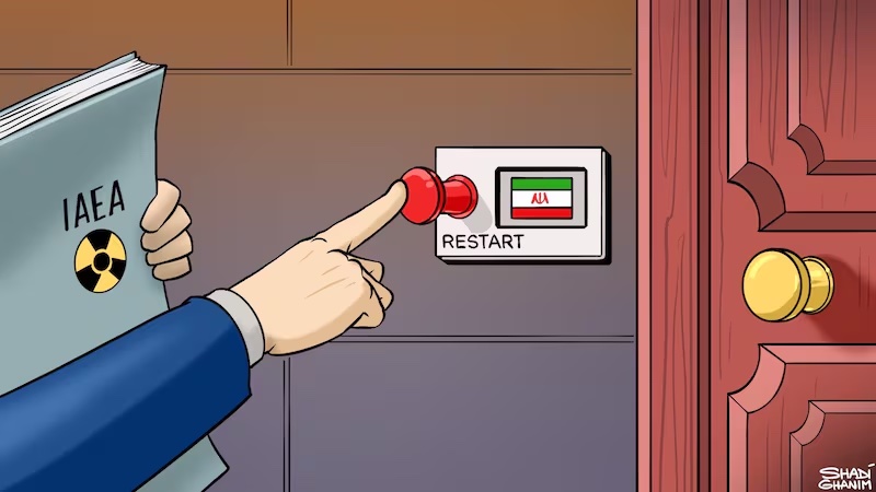 iroon.com: Cartoons: Iran & IAEA