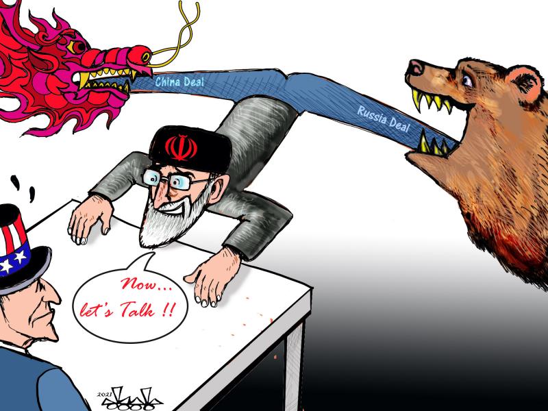 iroon.com: Cartoons: US-Iran Talks
