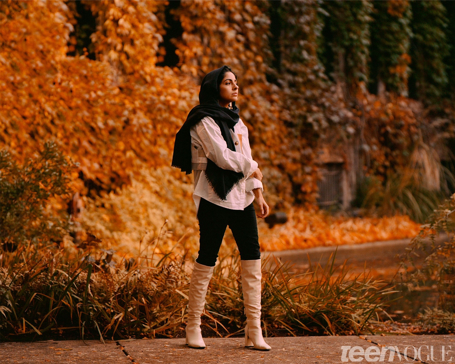 iroon.com: Photos: Teen Vogue: Hoda Katebi's Blue Tin Production