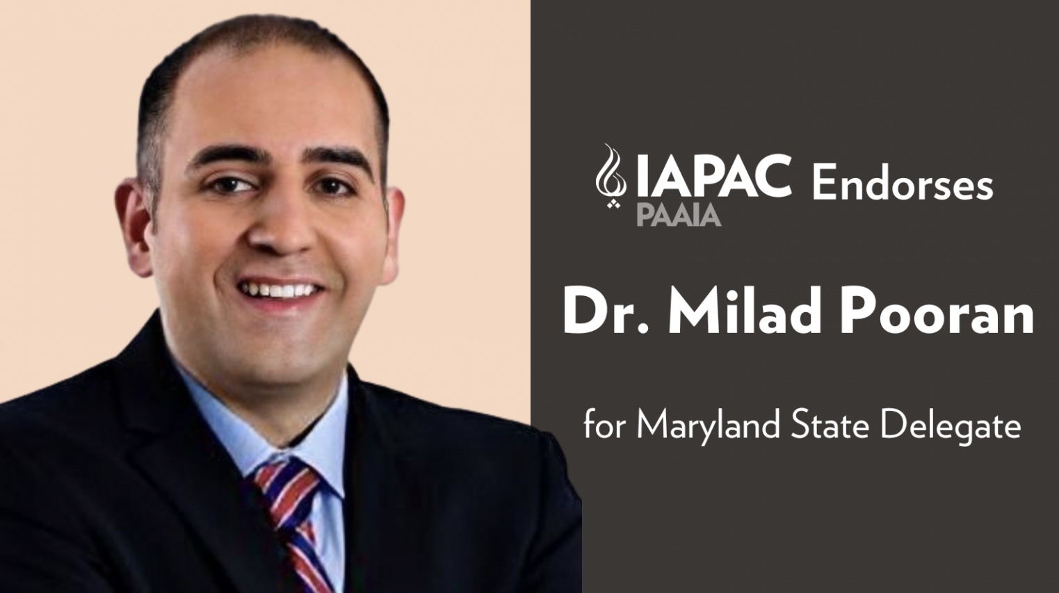 iroon.com: Photos: IAPAC Endorses Milad Pooran for Maryland House of ...