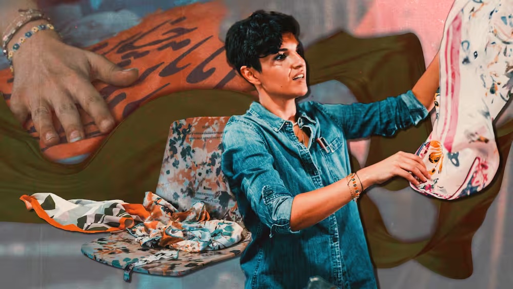 iroon.com: Photos: Iranian-Australian designer turning headscarves into art